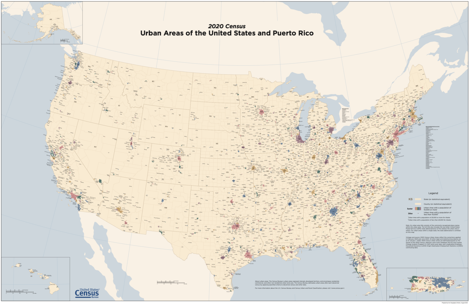 The 2020 Census and "Urban Areas" (not to be confused with "Metro Areas ...